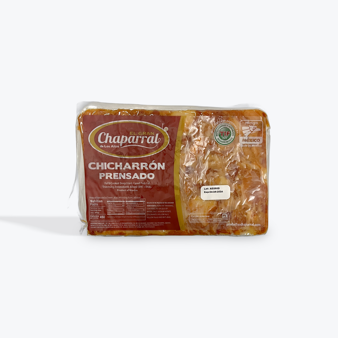 El Gran Chaparral - Chicharron Prensado, 1 lb, Single pack – Mercado de ...